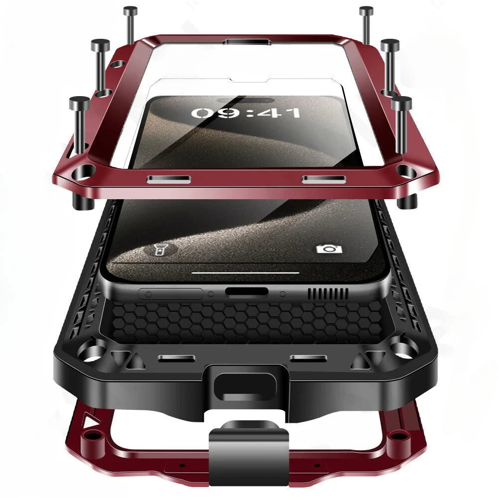 MaxGuard Heavy Duty Armor Case with Built-in Screen Protector for